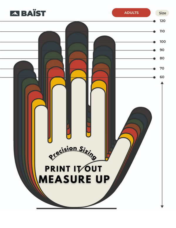 How to measure your hand | Glove Sizing Chart - BAÏST